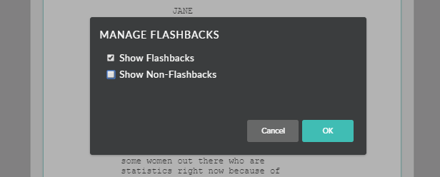 Manage Flashbacks – Celtx Help Center